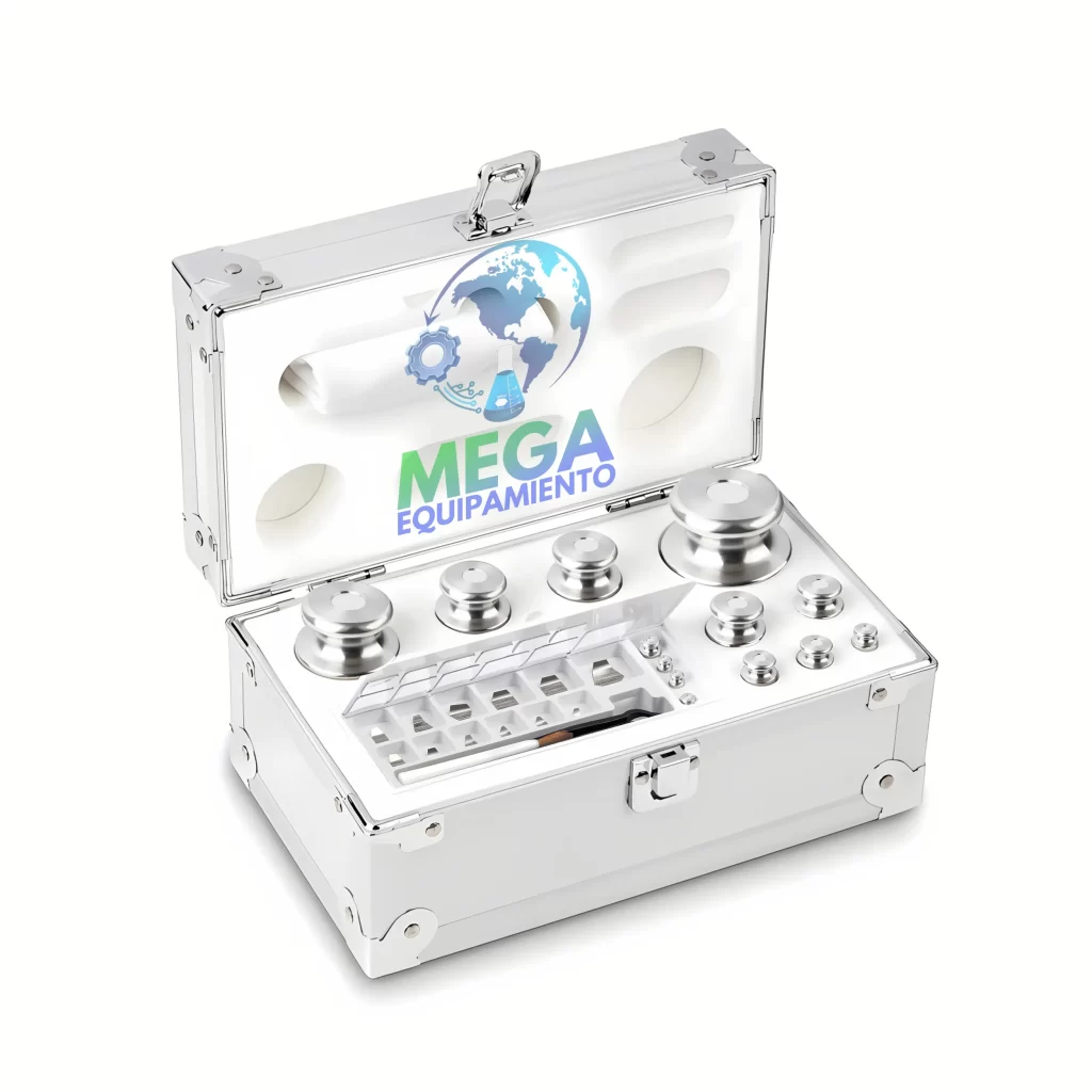 Juego de pesas de acero inoxidable - Aczet (1 g - 5 kg Clase OIML R ...