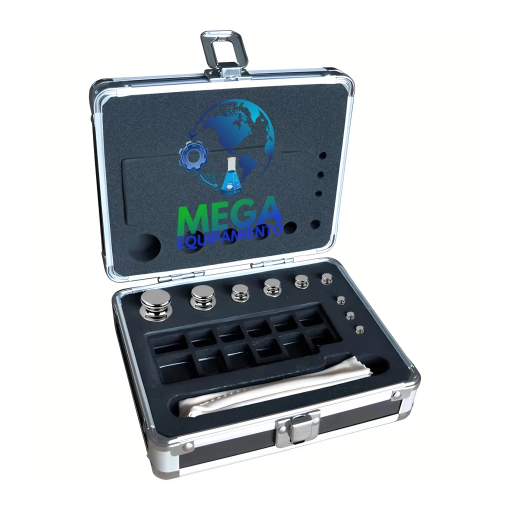 Juego de pesas patrón en un estuche de aluminio - Adam Equipment (1 g ...