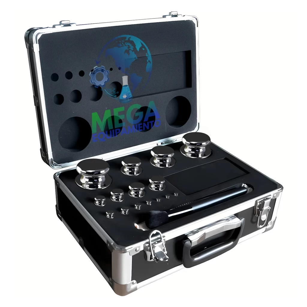 Juego de pesas patrón en un estuche de aluminio - Adam Equipment (1 g ...