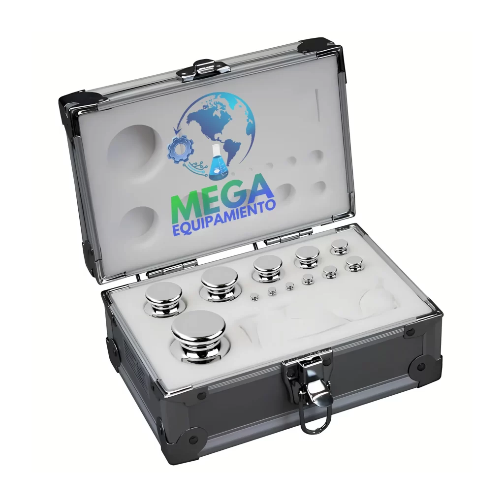 Juego de pesas patrón en un estuche de aluminio - Adam Equipment (1 g ...