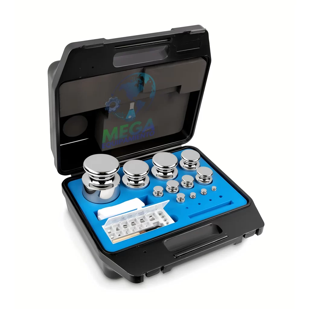 Kit de pesas patrón en un estuche de plástico - KERN (1 mg - 5 kg clase ...