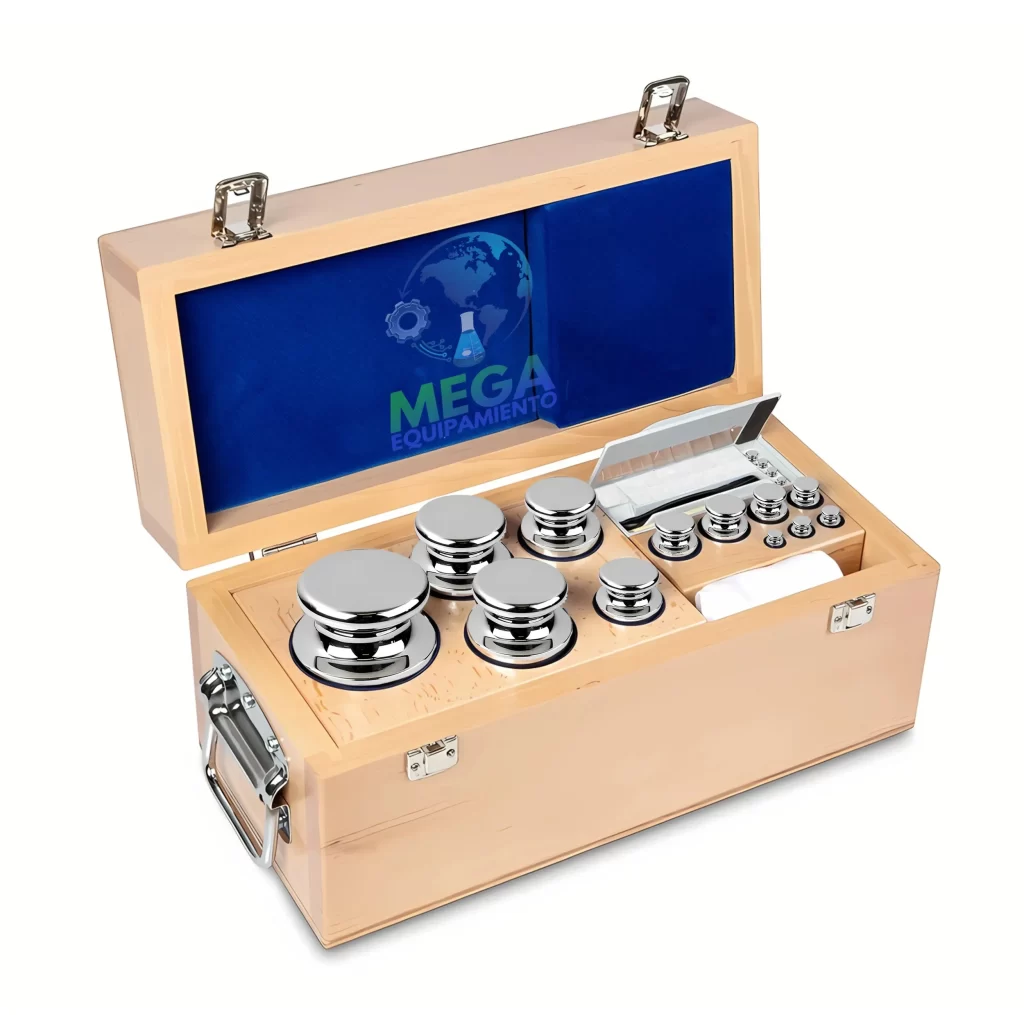 Set de Pesas de calibración en un estuche de madera - KERN (1 g - 10 kg ...