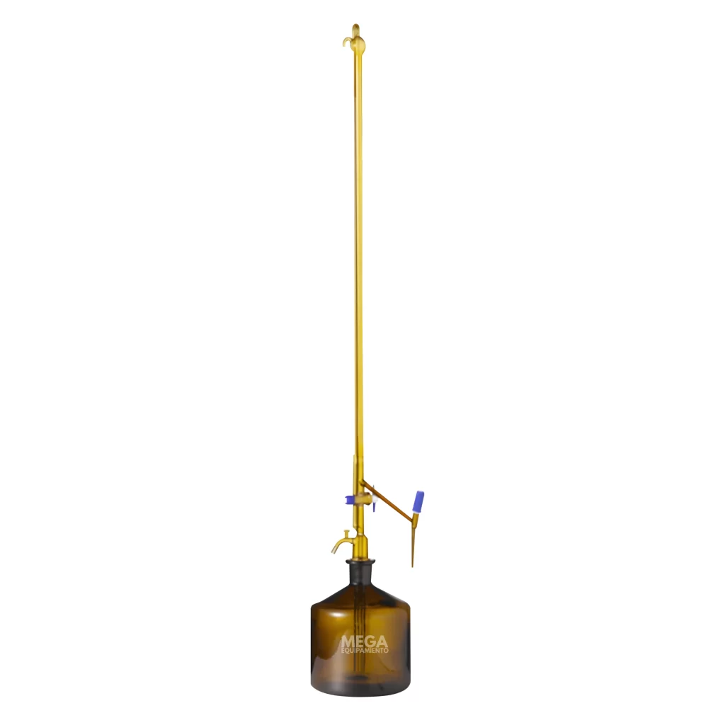 Bureta De Titulación De 25 Ml Con Llave Lateral Con Eje De Ptfe 9942