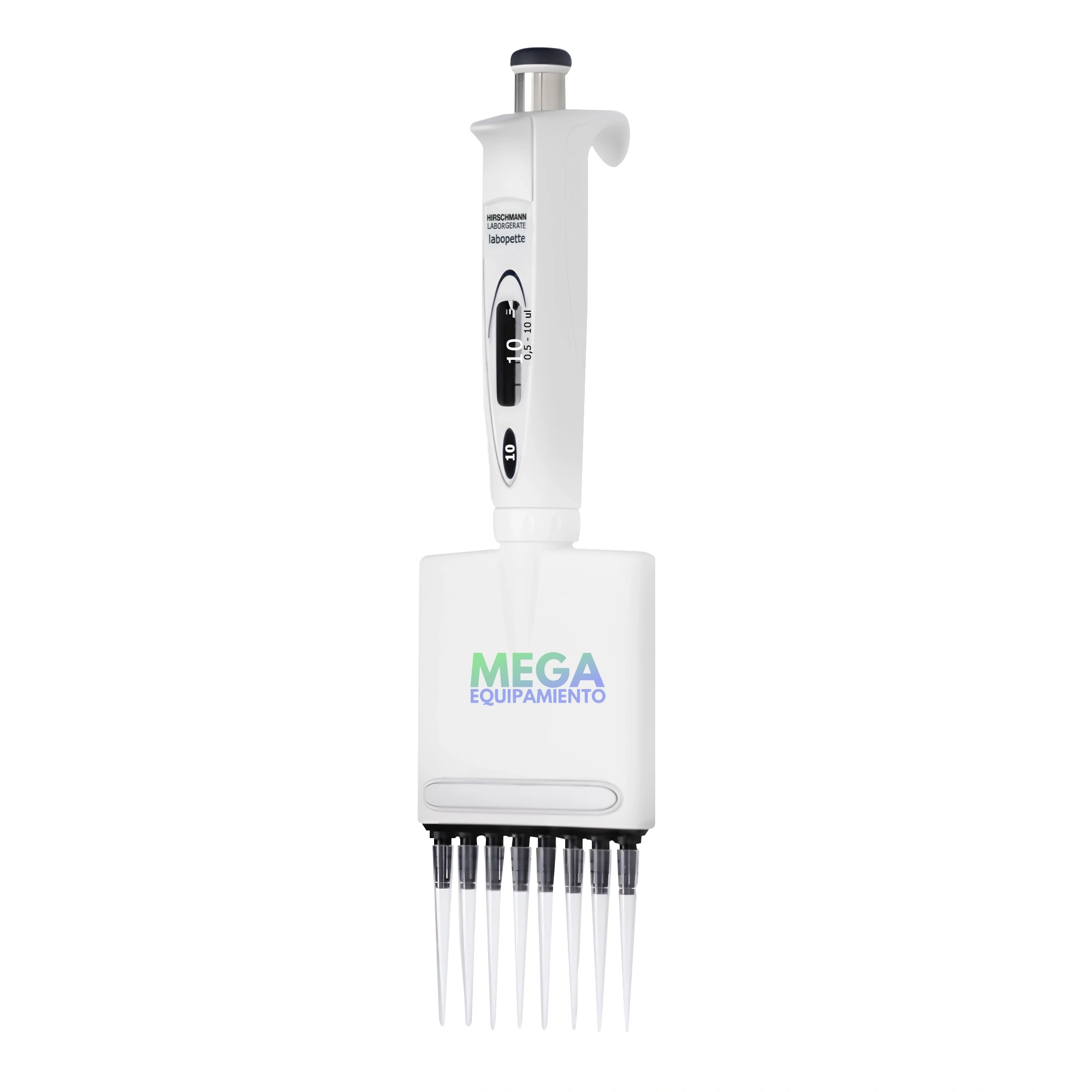 Pipeta multicanal digital de volumen variable 0,5-10 µl - Hirschmann ...